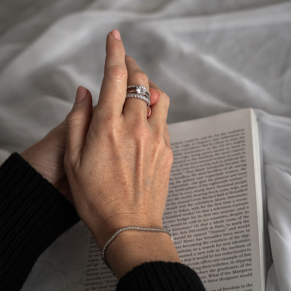 Aster Pillar Solitaire – Jodi Phillips Fine Jewellery